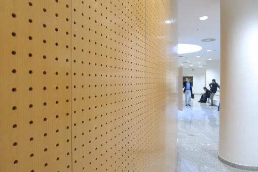 Perforated wood wall – Wallworks.com