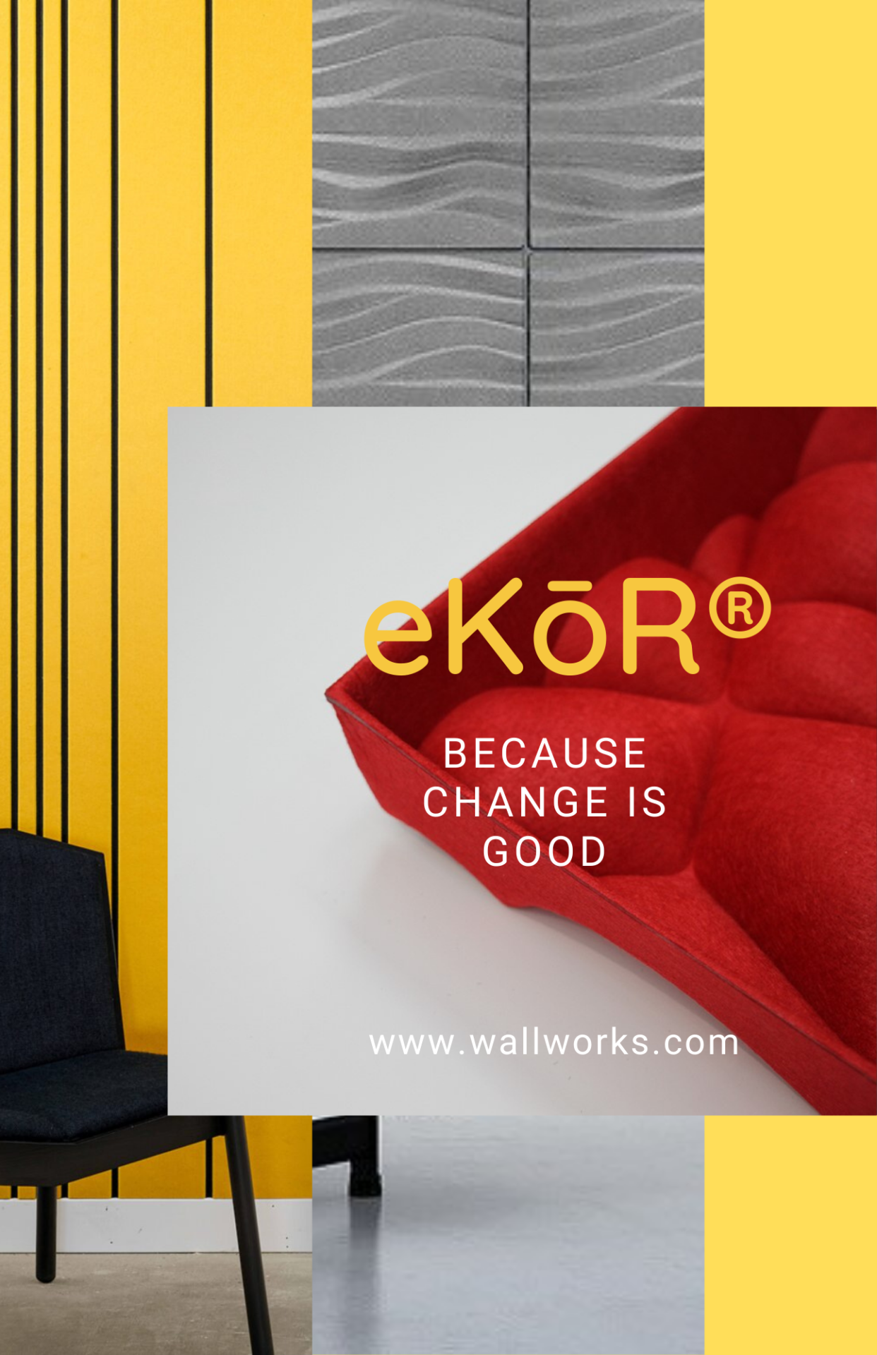 eKōR Acoustic Panels, Tiles, Clouds - Wallworks.com